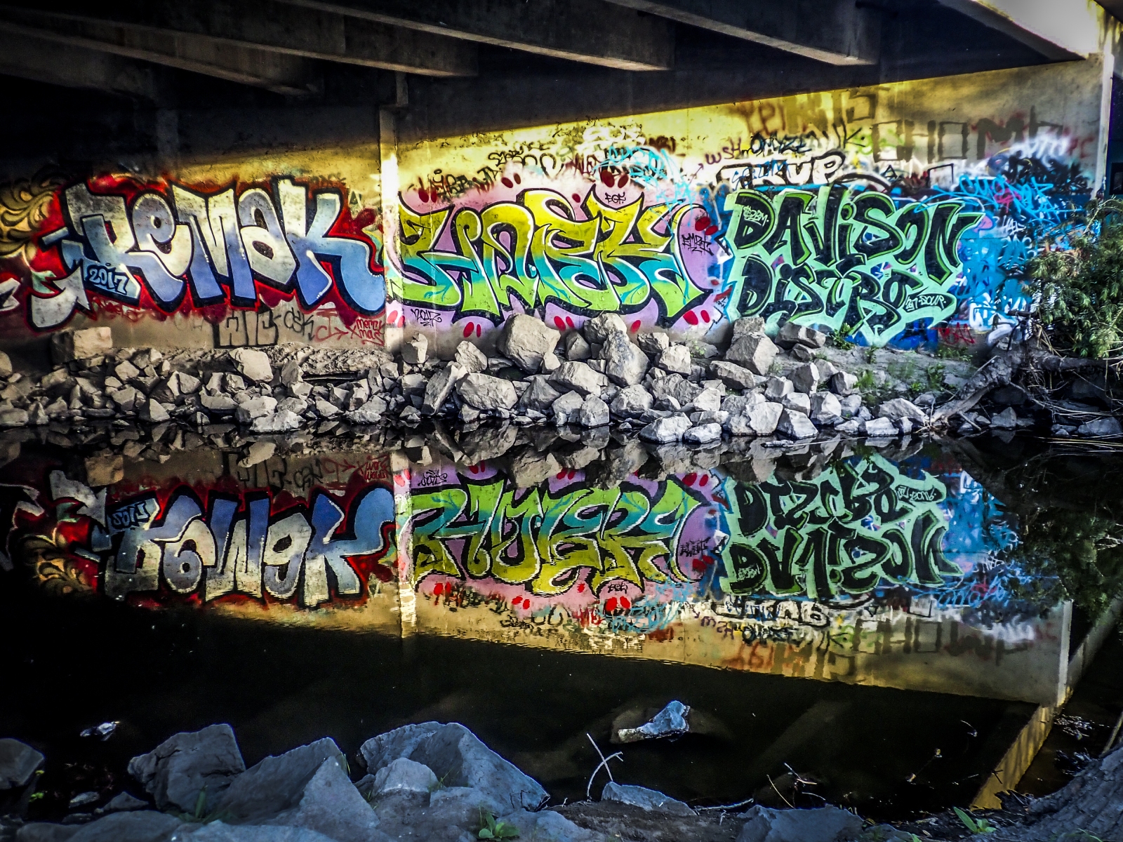 The Colorful Graffiti Strokes of San Diego River Walk - HB Maverick ...